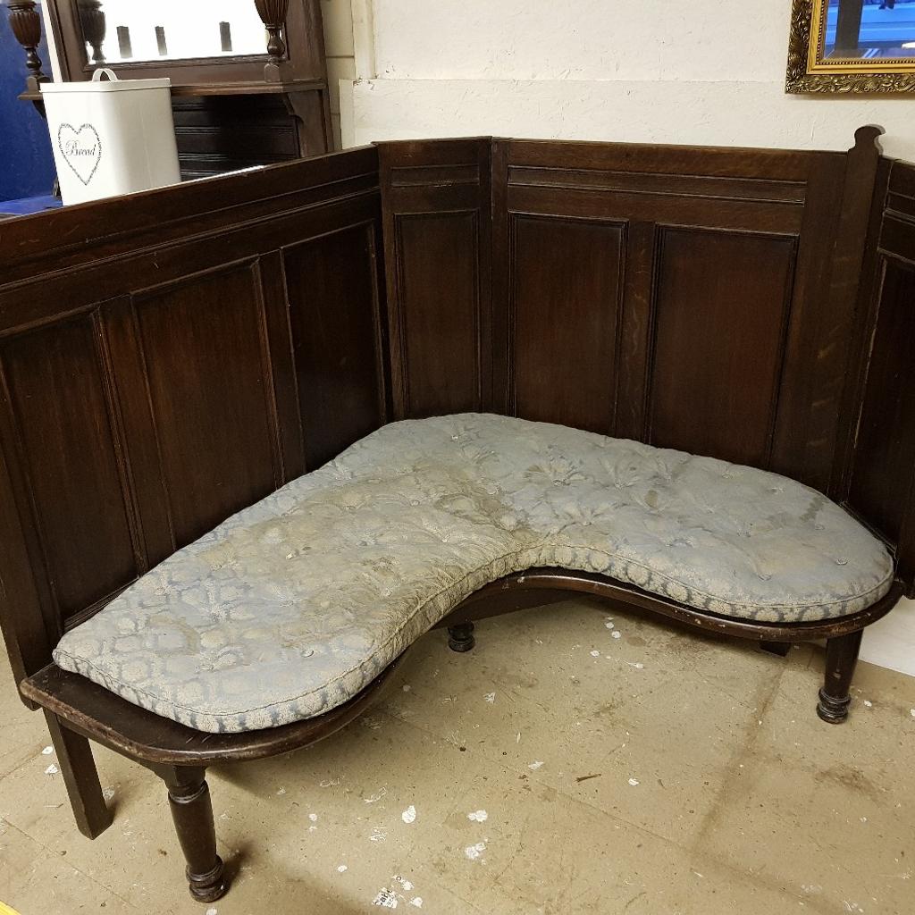 Edwardian Corner Solid Oak Church Pew in Eastleigh for £50.00 for sale ...