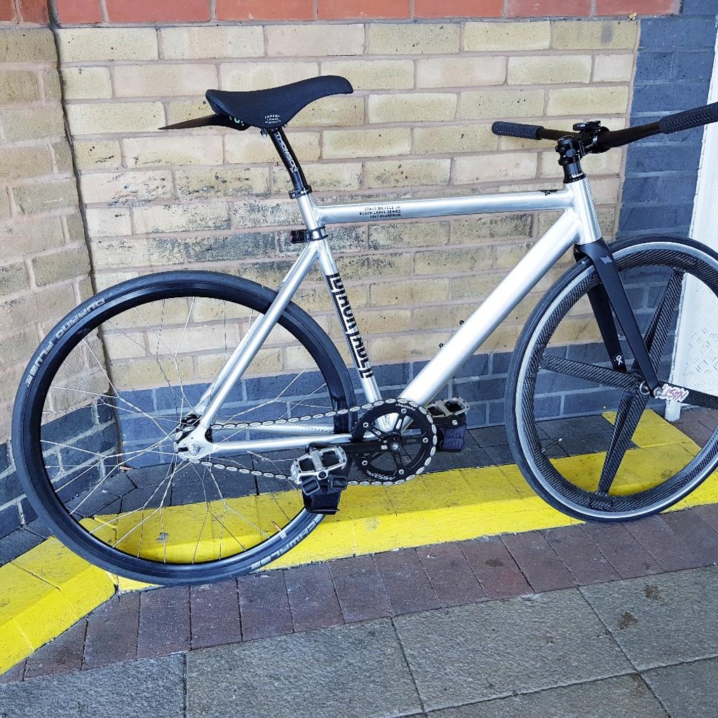 fixed gear / fixie with spinergy carbon front in EN2 Enfield for £650. ...