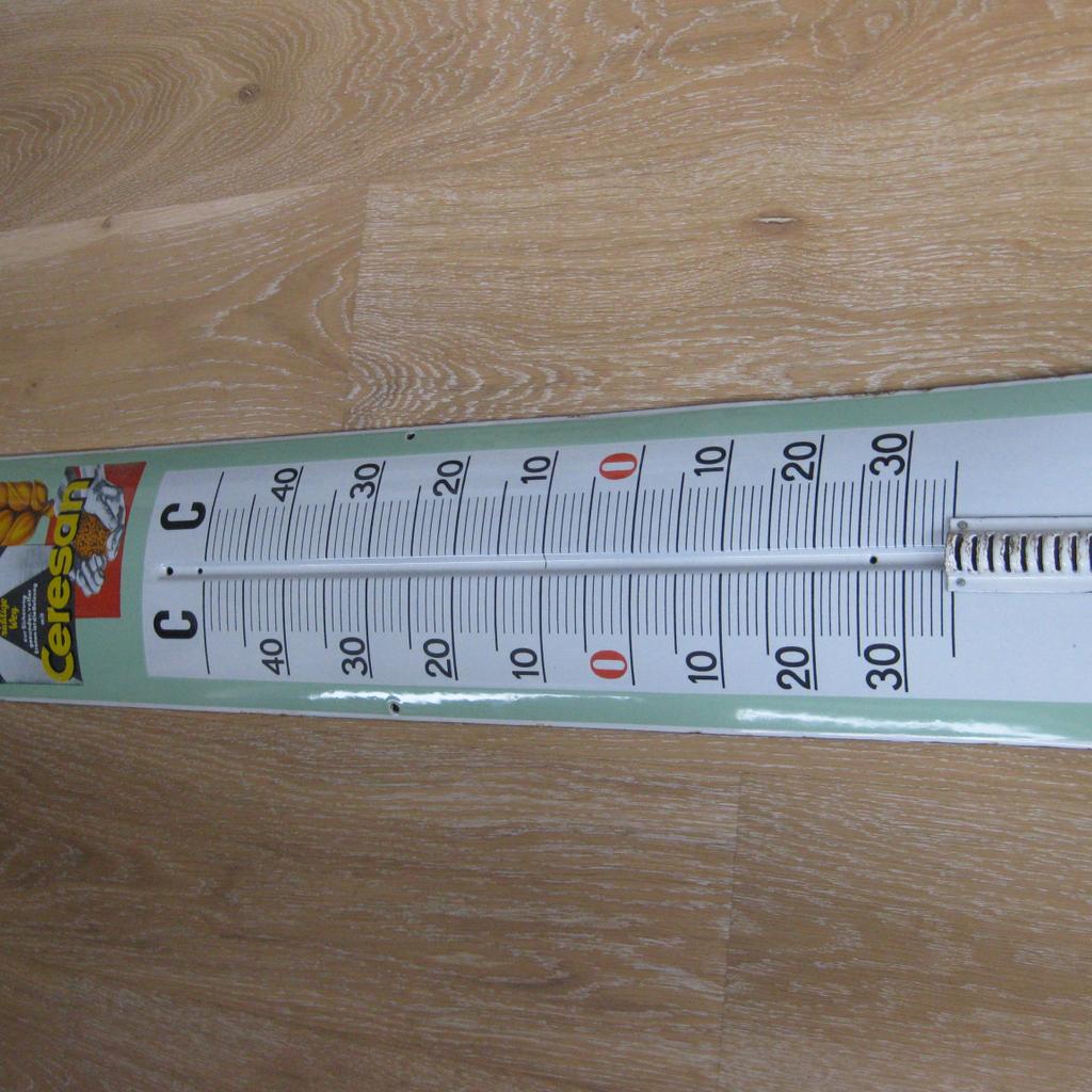 Emailschild Bayer Thermometer Ceresan, groß in 74918 Angelbachtal für ...