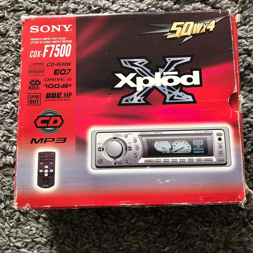 SONY Xplod CDX-F7500 Car Stereo in B44 Birmingham for £15.00 for sale | Shpock