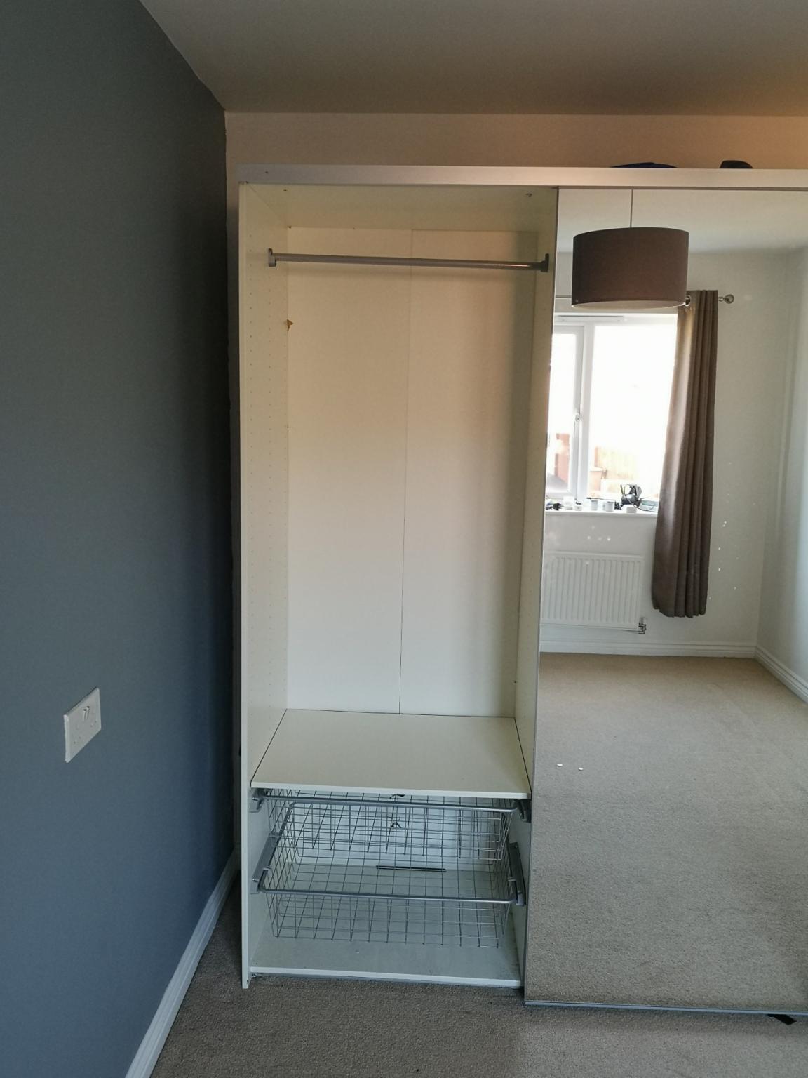 IKEA large wardrobe with sliding glass doors. in WS3 Walsall für 75,00 ...