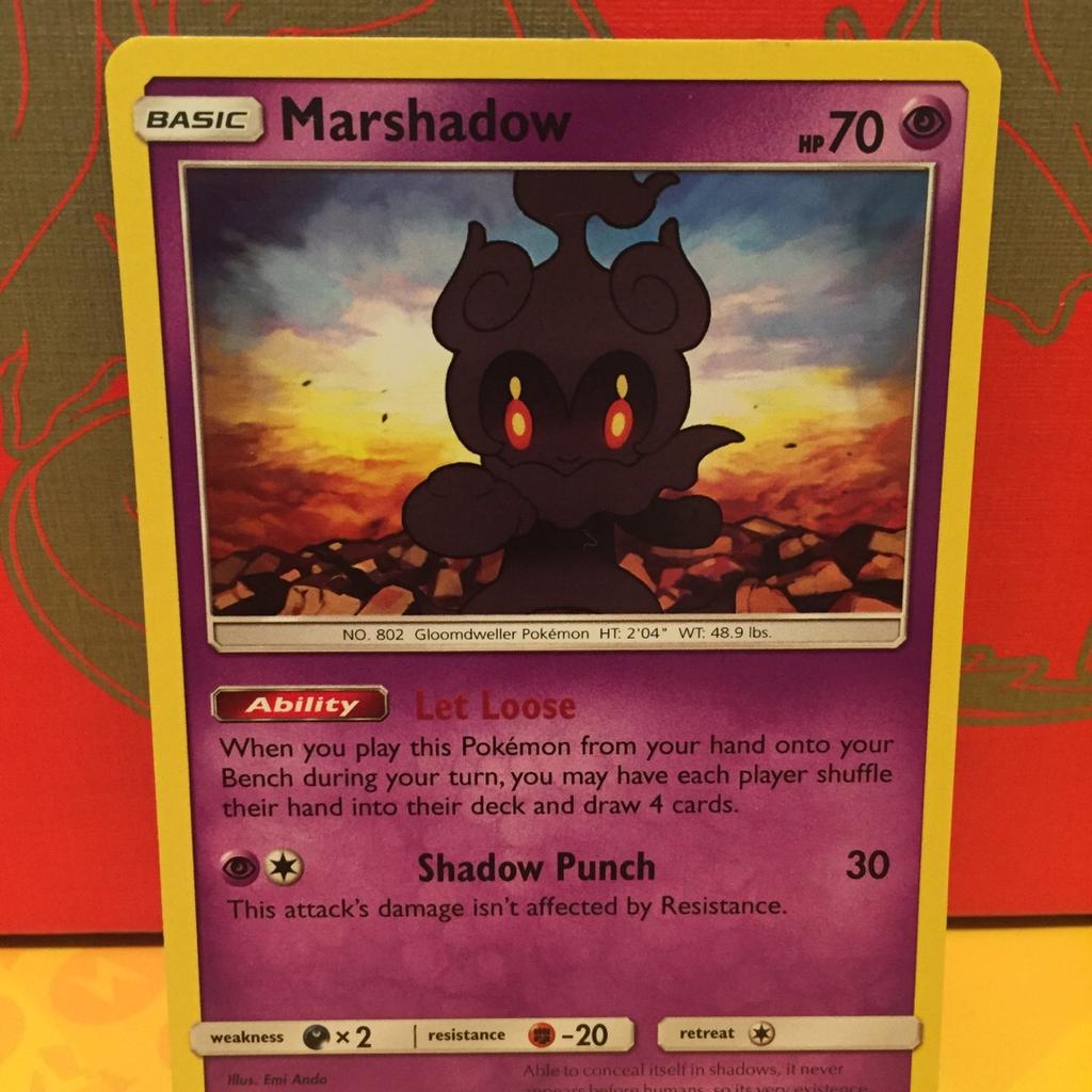 Marshadow Holo! Pokemon card in GL54 Cotswold für £ 0,50 zum Verkauf ...