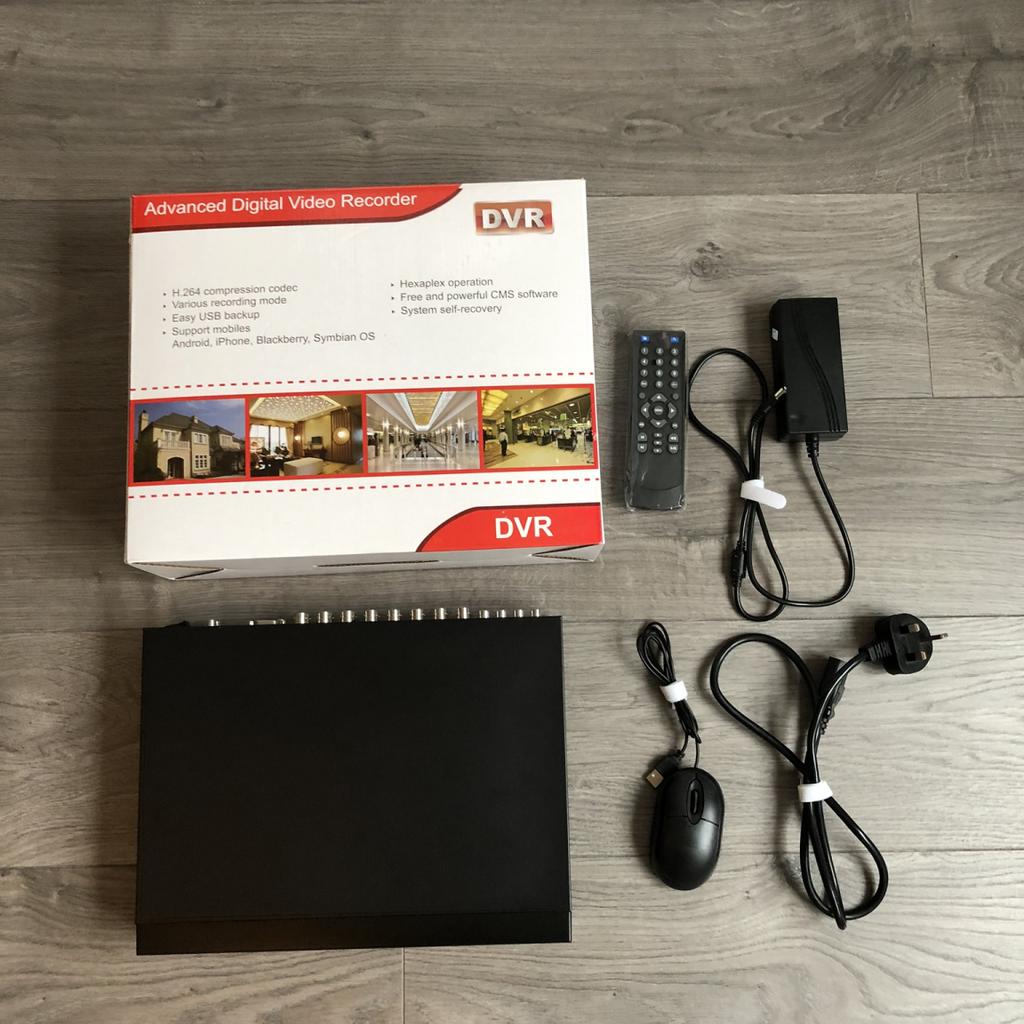 16 CHANNEL 1080 CCTV DVR & WD PURPLE 1TB HD in CV11 Nuneaton and ...