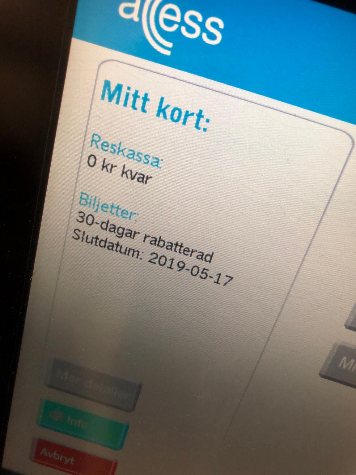 Rabateratt SL kort in 12359 Stockholm für 200,00 SEK zum Verkauf ...