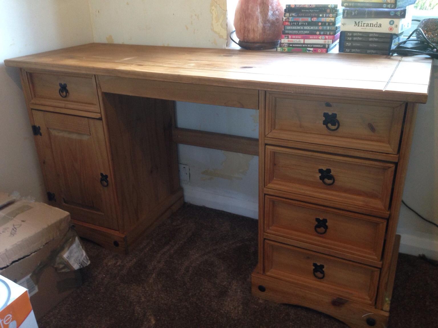 Corona Mexican Pine Dressing Table/ Desk in B75 Birmingham für 49,00 £ zum Verkauf | Shpock DE