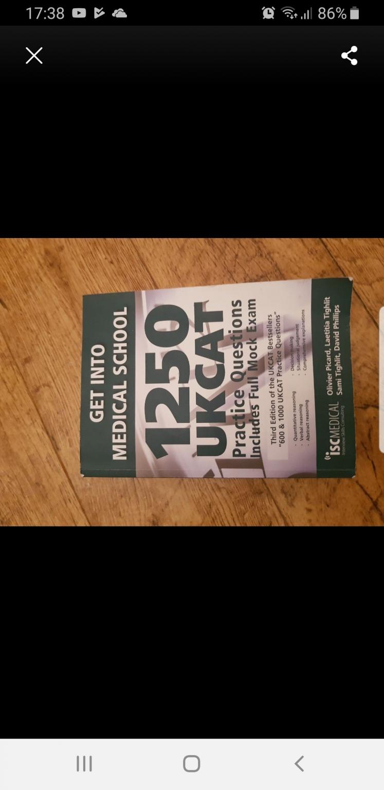 1250 UKCAT practice questions book in E13 London für £ 8,00 zum Verkauf ...