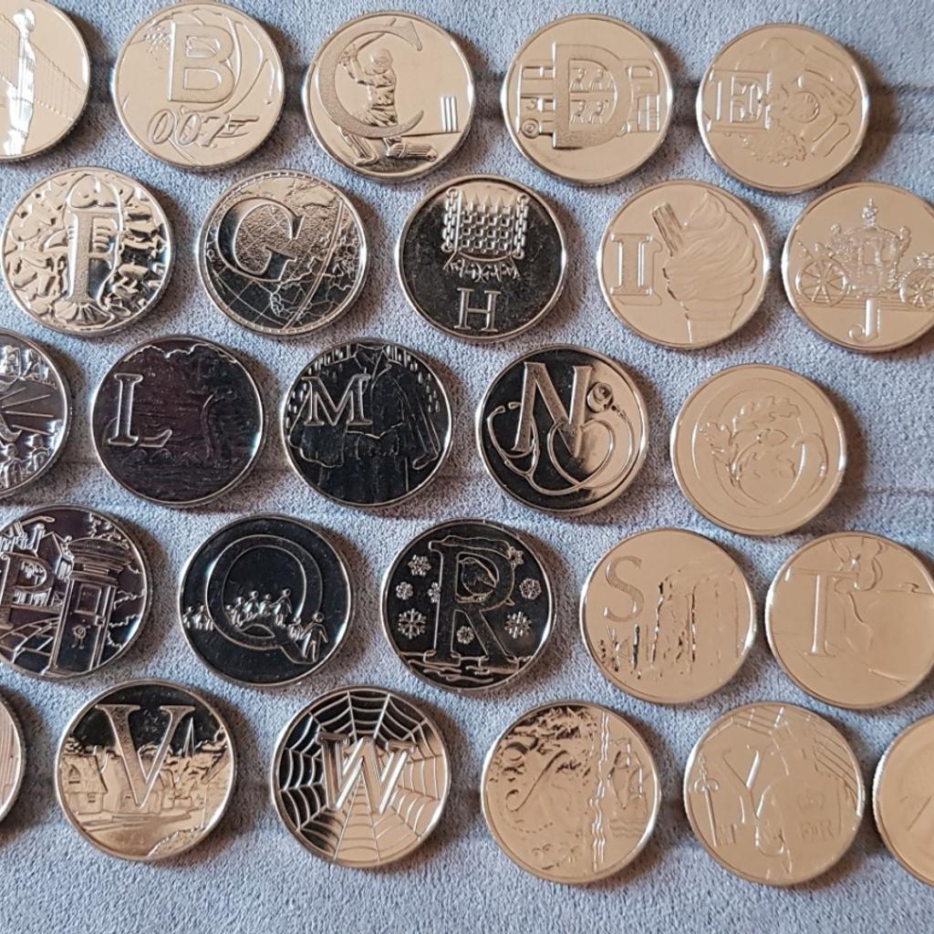 2019 Alphabet 10p coins. Full set in CF45 Troed-y-rhiw für £ 40,00 zum ...