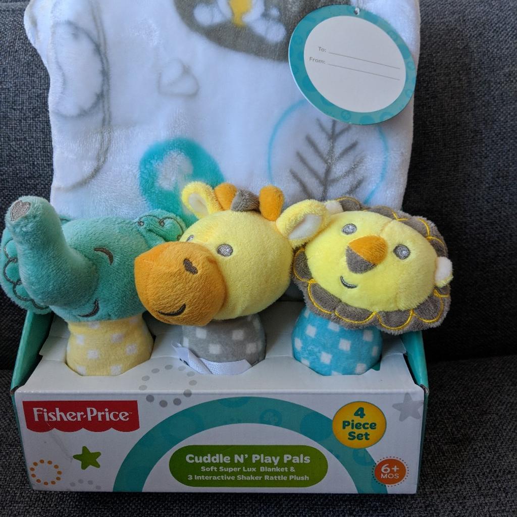 babies fisher price blanket and rattle set in L34 Knowsley for 10.00 for sale Shpock