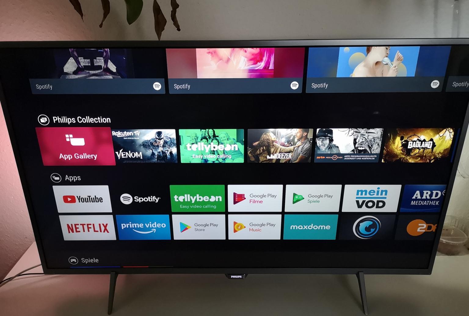 Philips 4k Smart TV 43 Zoll mit Ambilight v2 in 73033 Göppingen für 222 ...