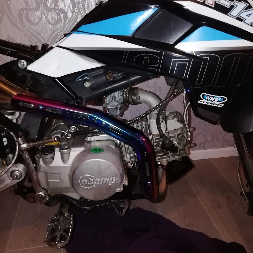 stomp z3r 140 pitbike off road bike twin pipe in SW11 London for £600. ...