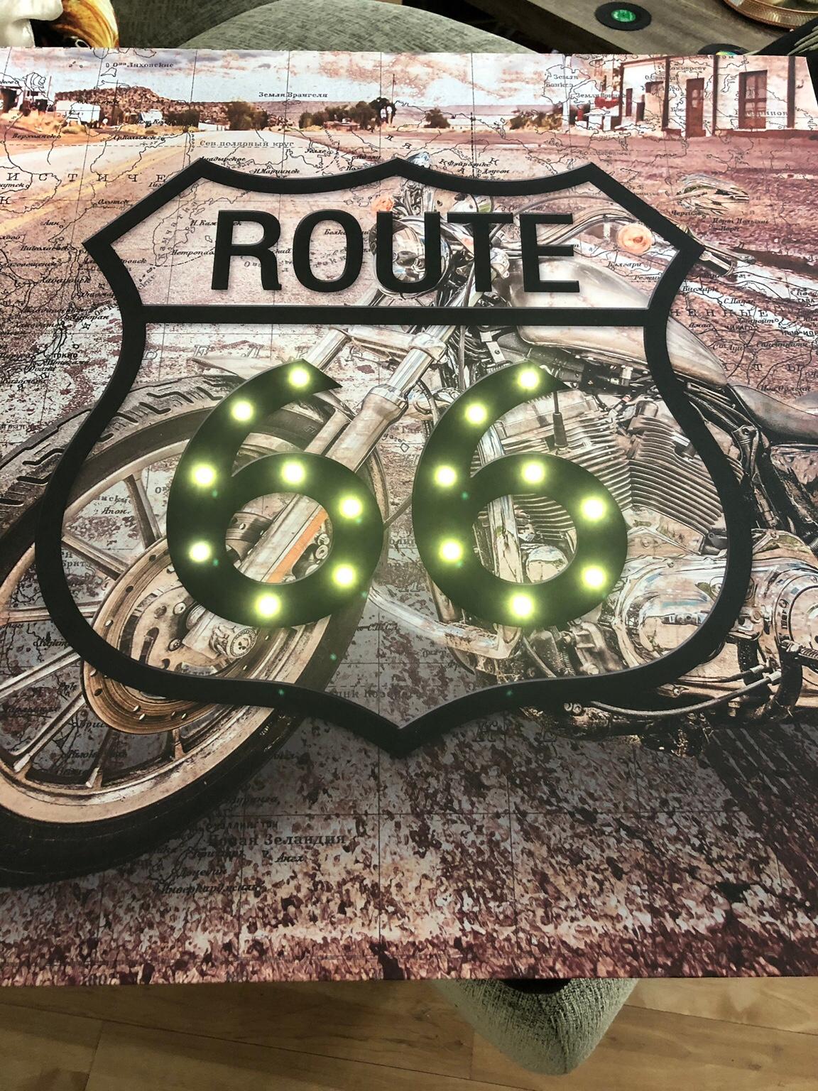 Route 66 light up picture in DN14 Snaith für £ 12,00 zum Verkauf ...