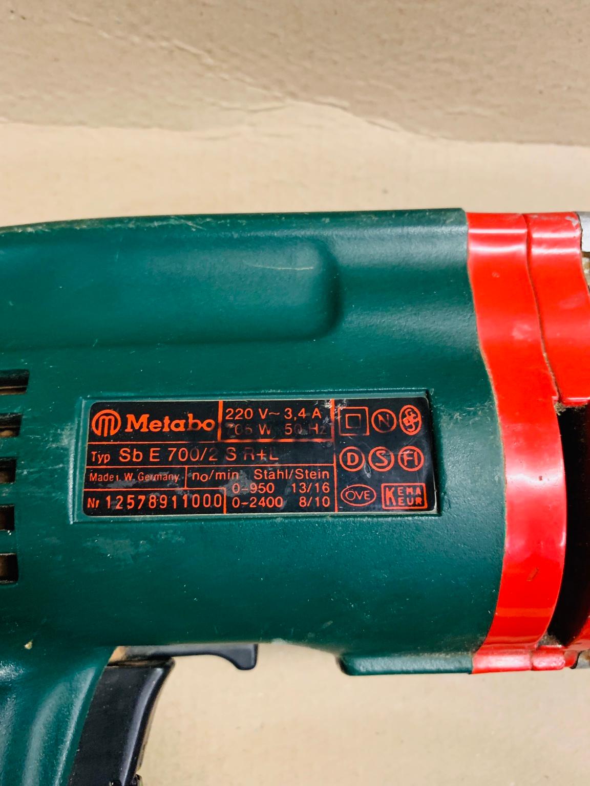Schlagbohrmaschine Metabo Sbe 700 2 S R L In 6330 Kufstein Für 80 00