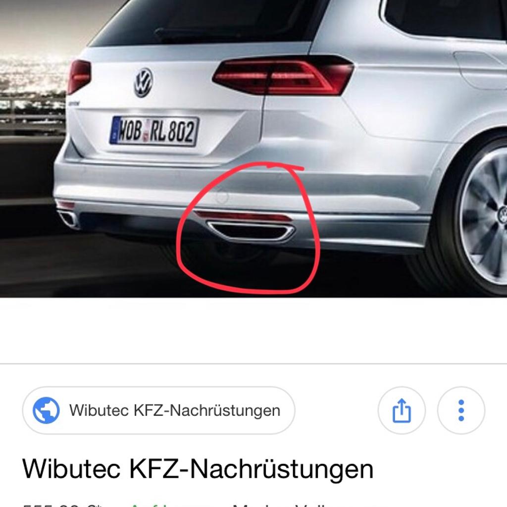 VW Passat B8 R-Line Auspuffblenden neu in 6900 Bregenz für € 35,00 zum ...