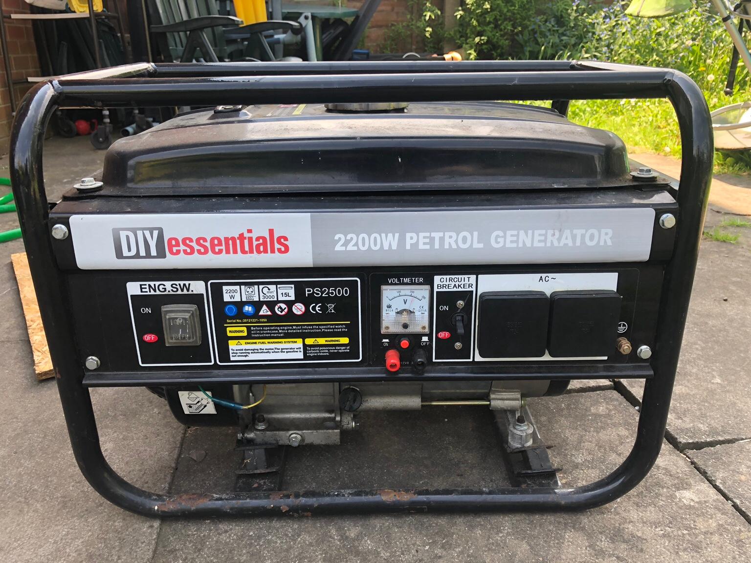 Petrol generator 2200w in LE67 Leicestershire für 125,00 £ zum Verkauf ...