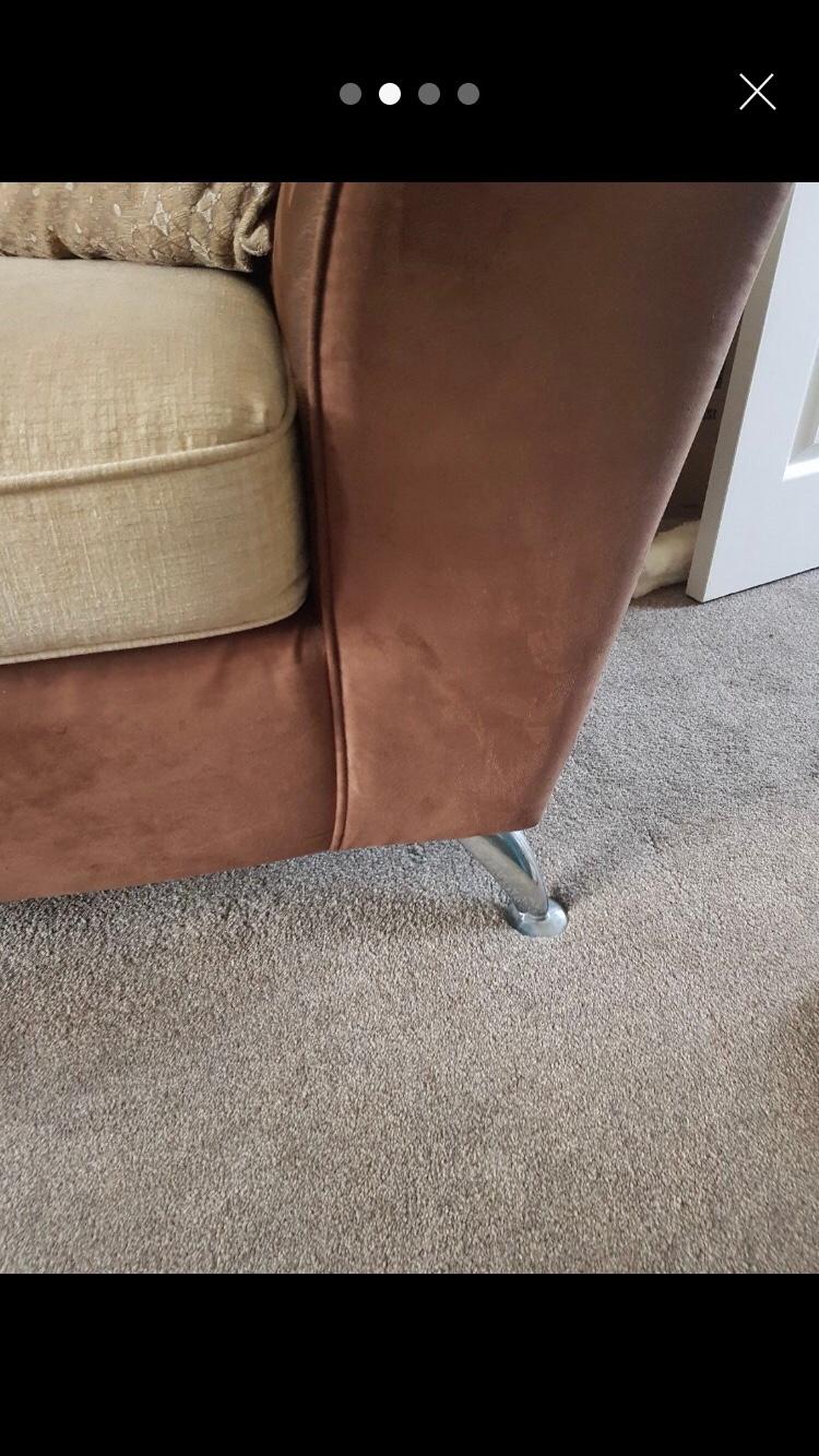 Scs 3 seater sofa + swivel chair + footstool in BB5 Hyndburn for £250. ...