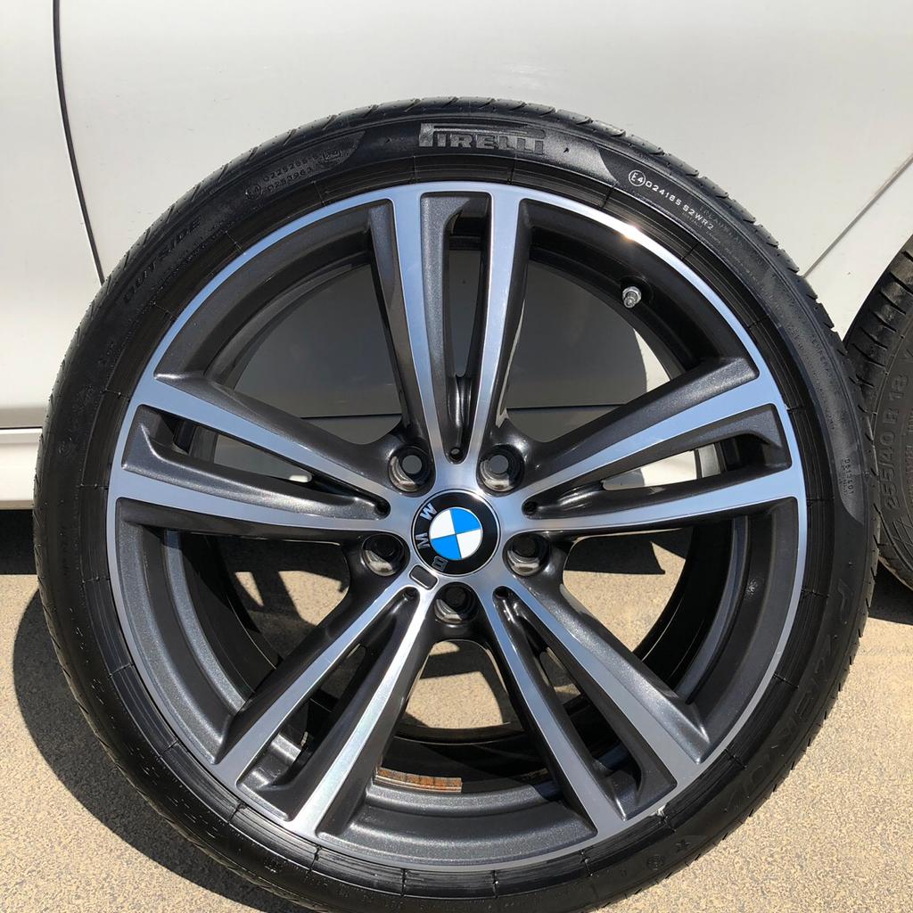 BMW 442M 19” MSport Alloy Wheel, Pirelli tyre in TS17 Ingleby Barwick ...