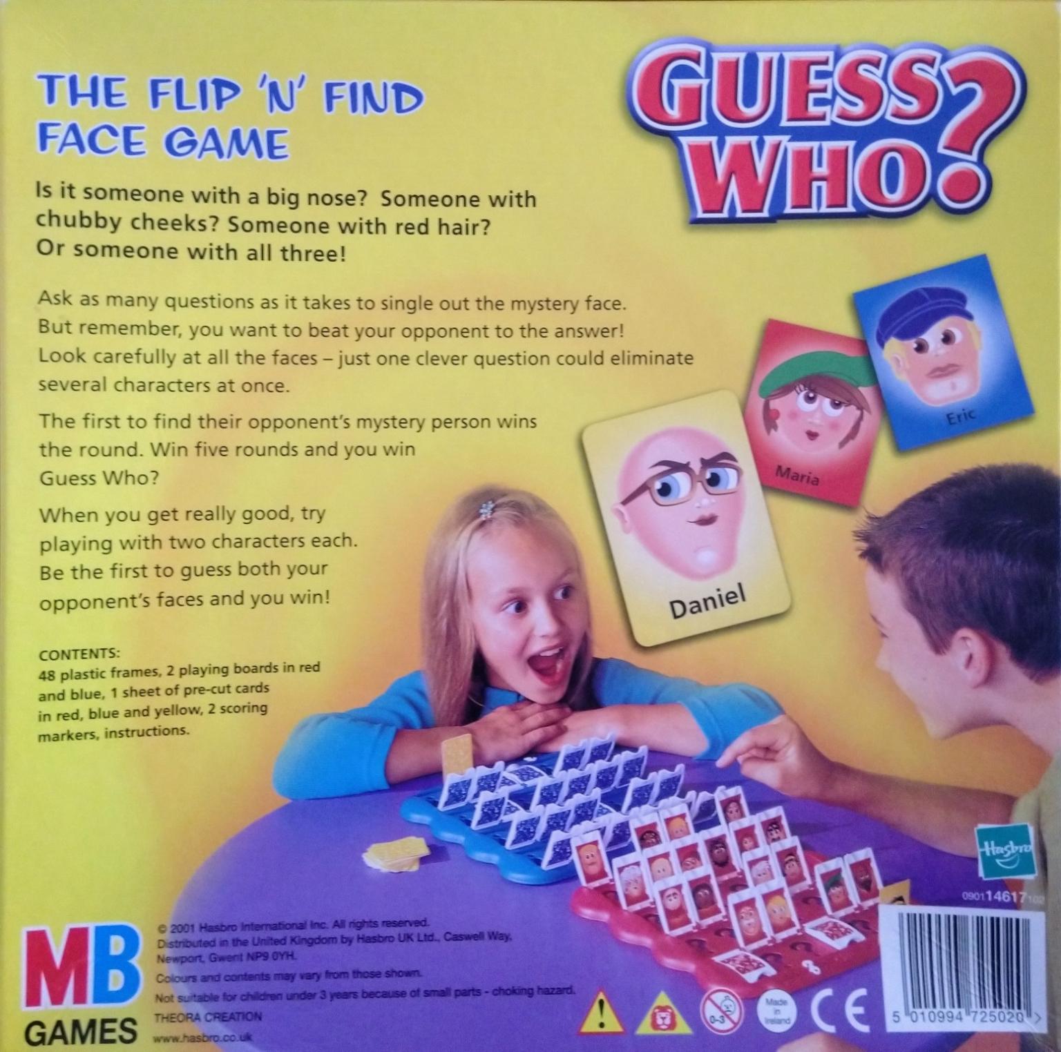 MB Guess Who? Game in FY5 Wyre für 4,00 £ zum Verkauf | Shpock DE