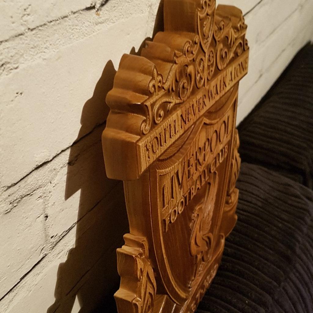 LIVERPOOL FC Wood Carving Crest Logo in SE5 London for £40.00 for sale ...
