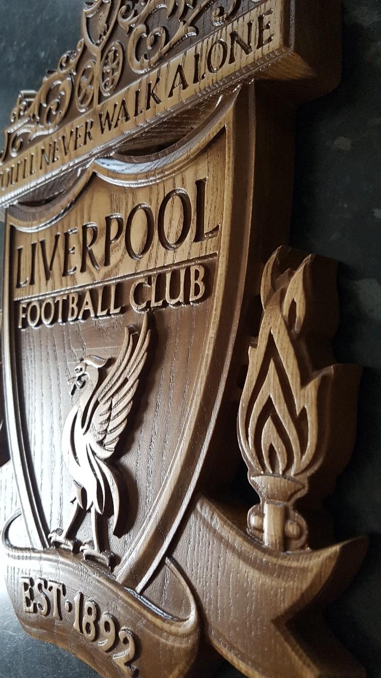 LIVERPOOL FC Wood Carving Crest Logo in SE5 London for £40.00 for sale ...
