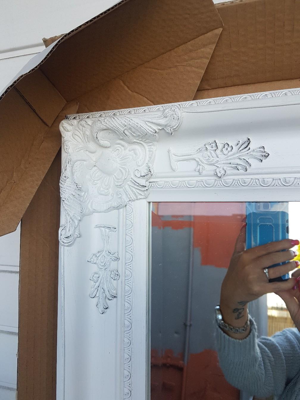 White large sophia lean mirror new in box in WV14 Dudley for £65.00 for ...
