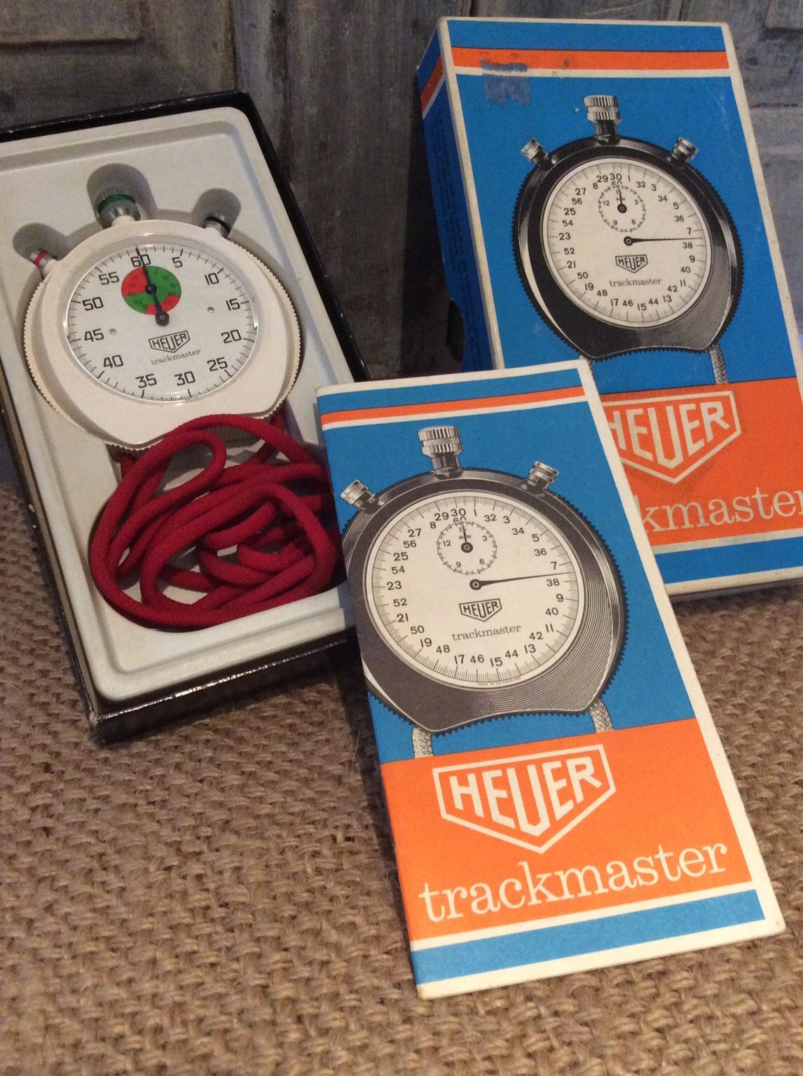 HEUER LEONIDAS TRACKMASTER 8047 STOPWATCH in LE12 Charnwood für 122,00 ...