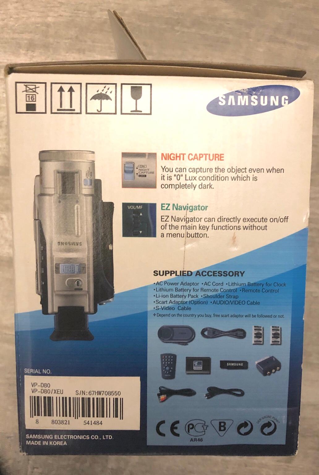Samsung VP-D80 Digital Camcorder in WS9 Walsall für 40,00 £ zum Verkauf ...
