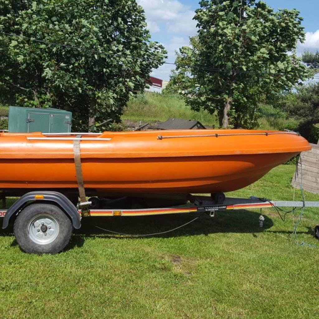 jeanneau Rigiflex Newmatic 400 boat & trailer in Kirklees für 1.250,00 ...