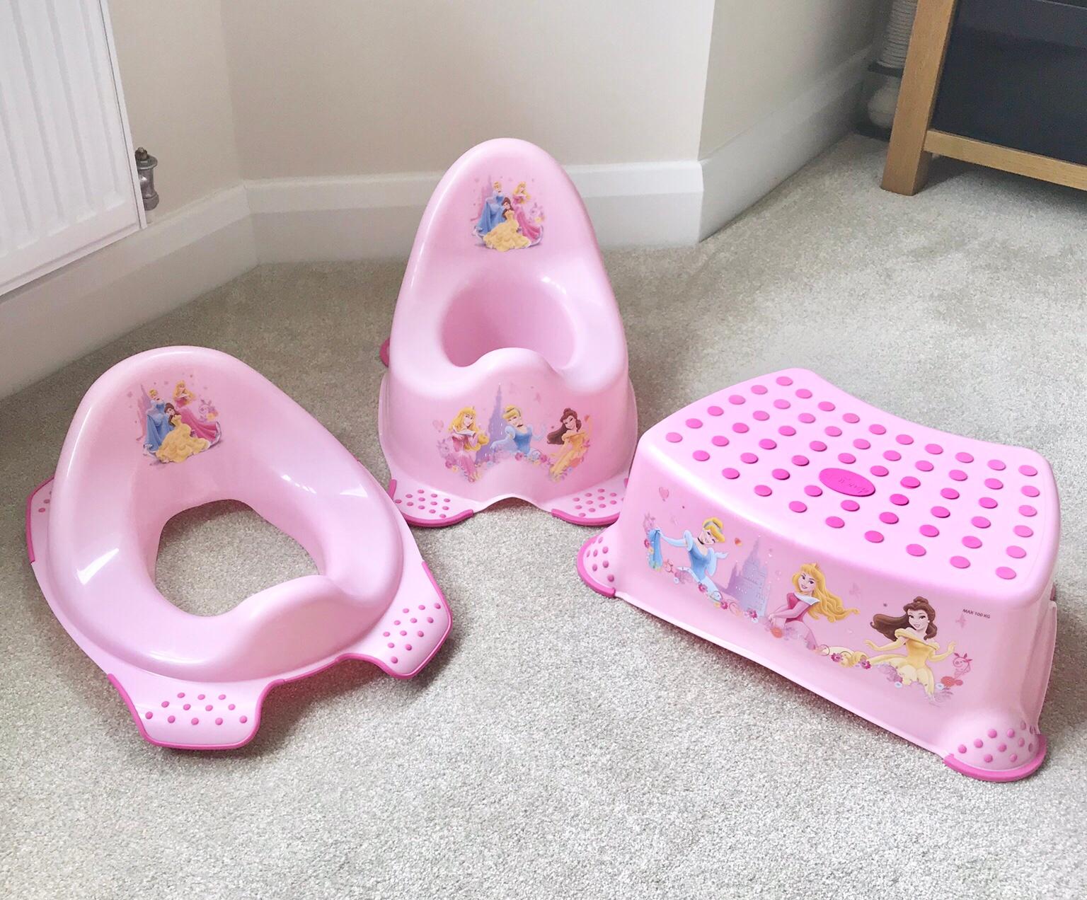 Disney Princess Potty Toilet Seat Step Stool in South Staffordshire for ...