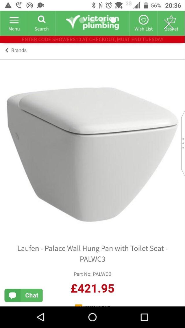 Brand New Laufen Palace Wall Hung Pan in TW8 London für 199,00 £ zum ...