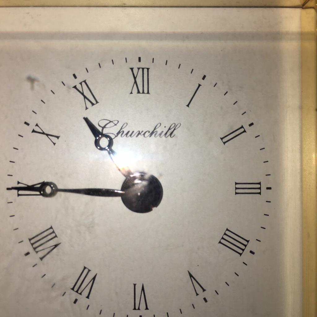 Brass churchill carriage clock. in CV32 Warwick für 20,00 £ zum Verkauf ...
