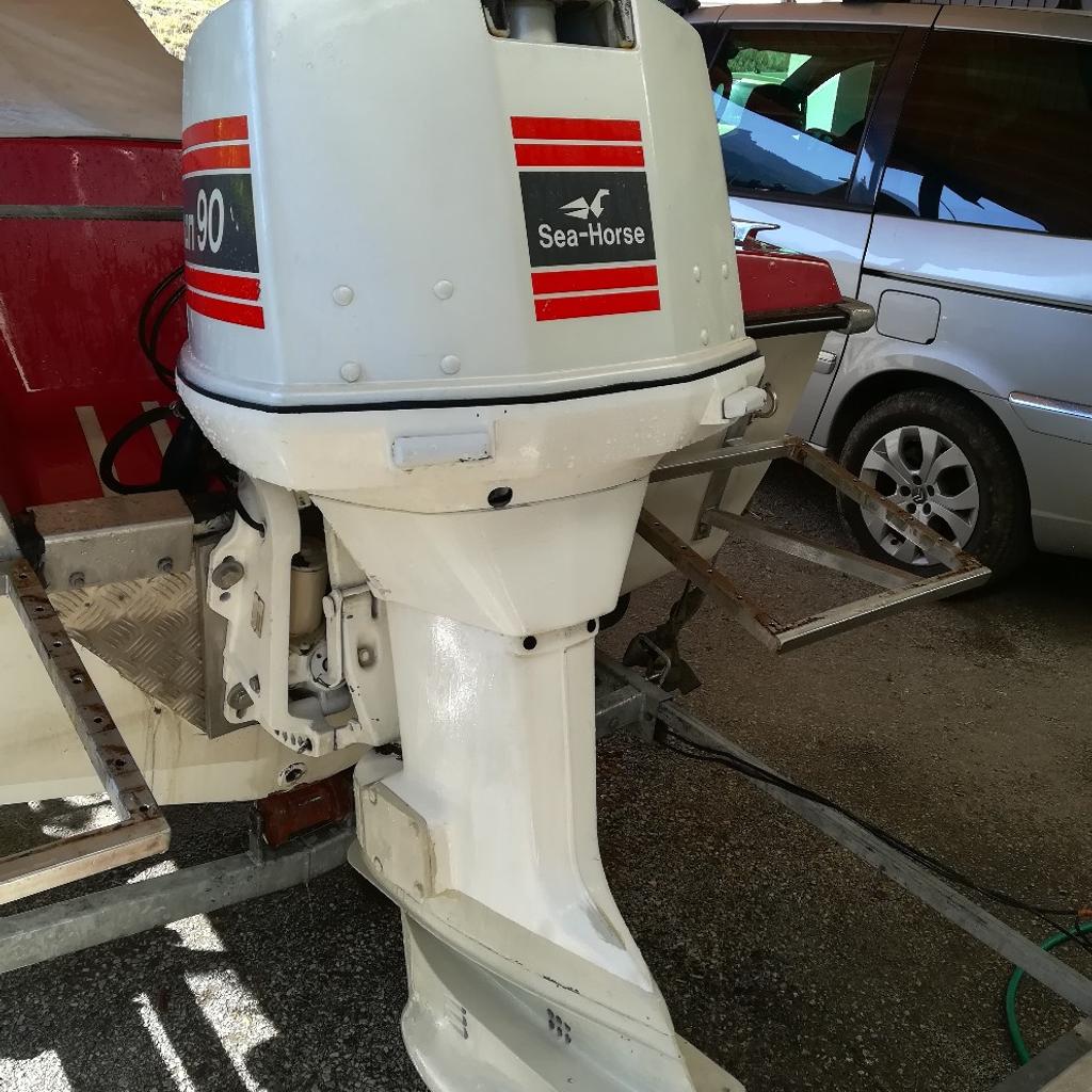 Außenborder Johnson 90 PS 2 Takt V4 SEAHORSE in 6336 Langkampfen für € ...