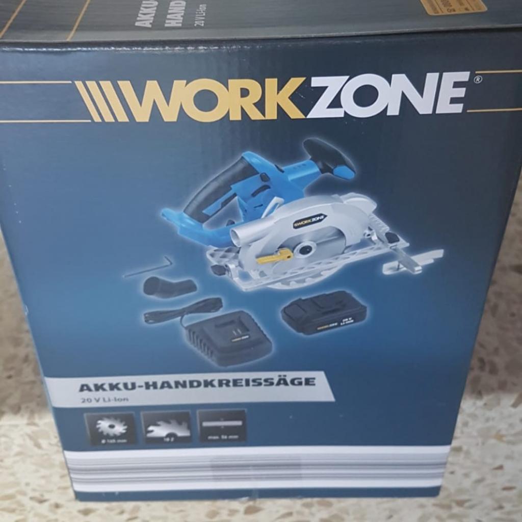 HANDKREISSÄGE WORKZONE LI-ION 20 V NEU&OVP in 68309 Mannheim für € 59,90 zum Verkauf | Shpock AT