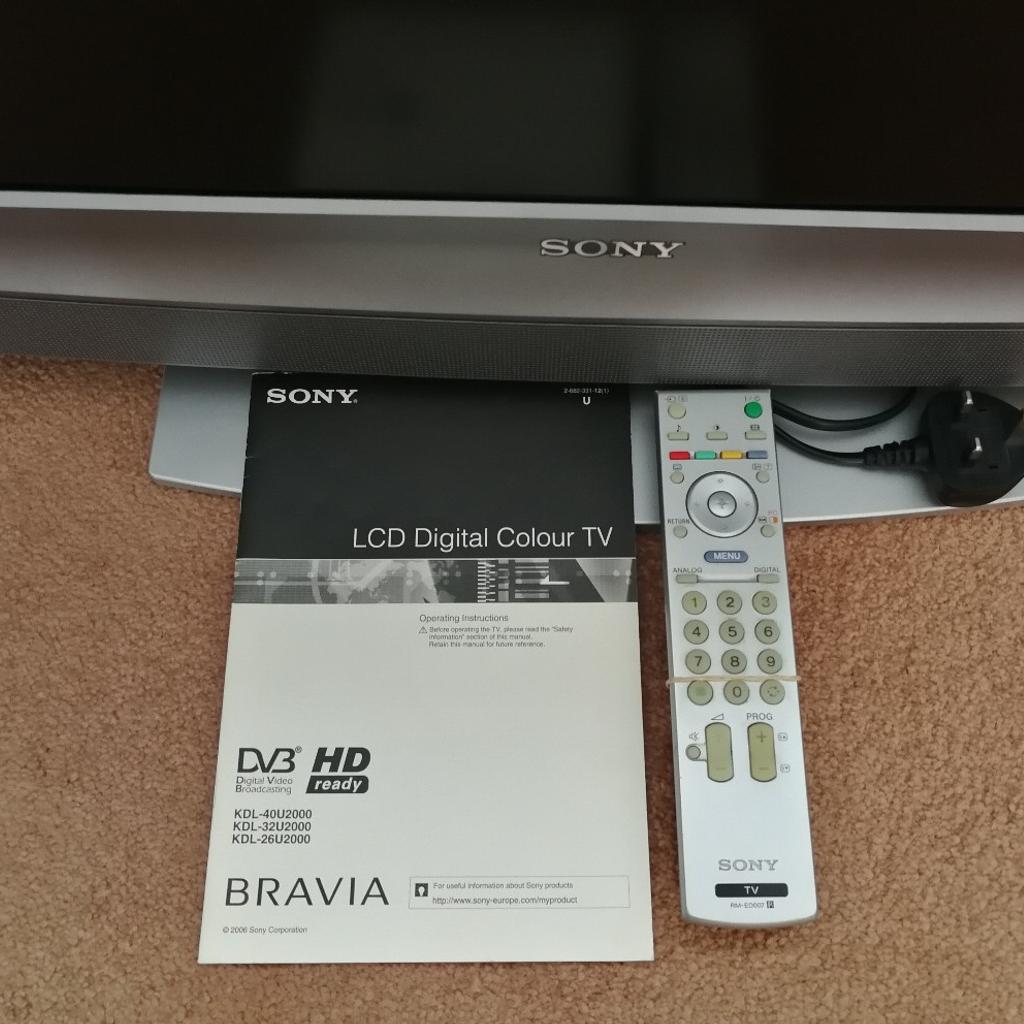 Old Sony Bravia TV 32 inch in BR8 Sevenoaks für £ 20,00 zum Verkauf ...