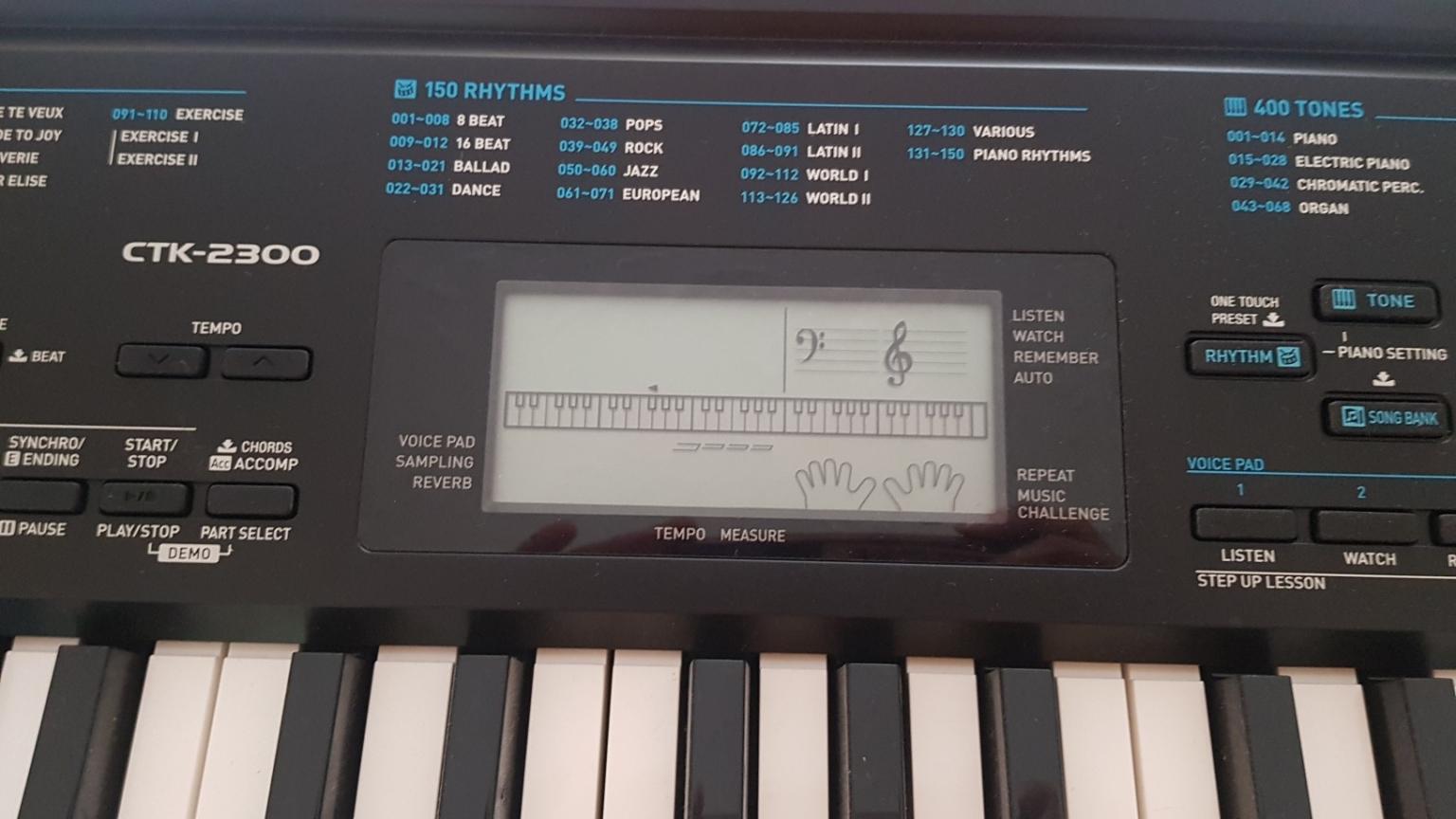 CASIO CTK-2300 KEYBOARD/PIANO AND STAND in WD24 Watford für £ 51,00 zum ...