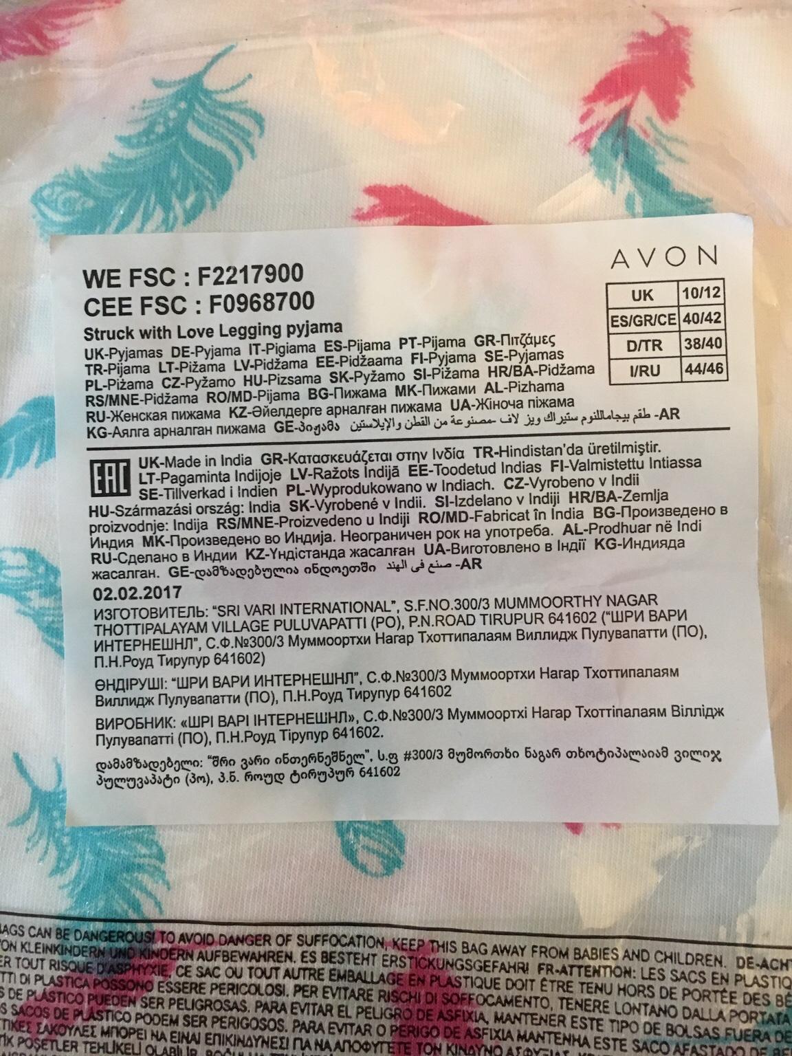 New Avon Ladies pyjamas in B31 Birmingham für £ 6,00 zum Verkauf ...