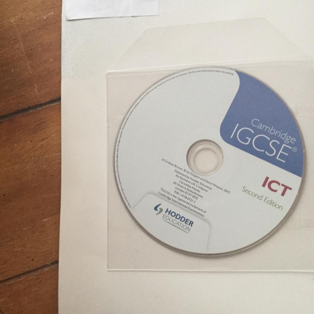 Cambridge IGCSE ICT Second Edition Textbook in WS1 Walsall für 5,00 ...