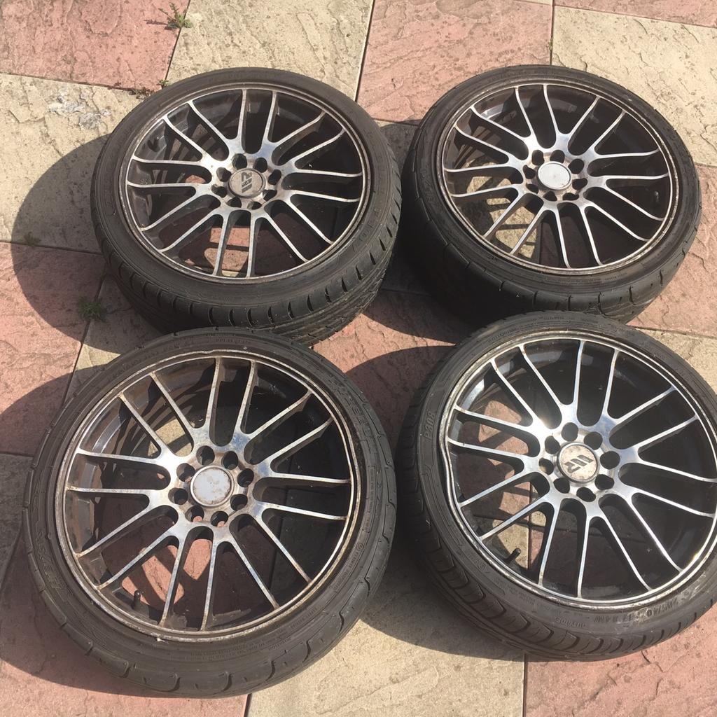 Wolfrace 17Inch 4x100 Multi Stud Alloy Wheel in IG3 Redbridge für 180 ...