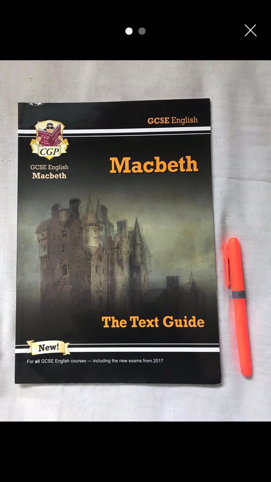 GCSE Macbeth text guide in NN15 Kettering für 2,00 £ zum Verkauf ...