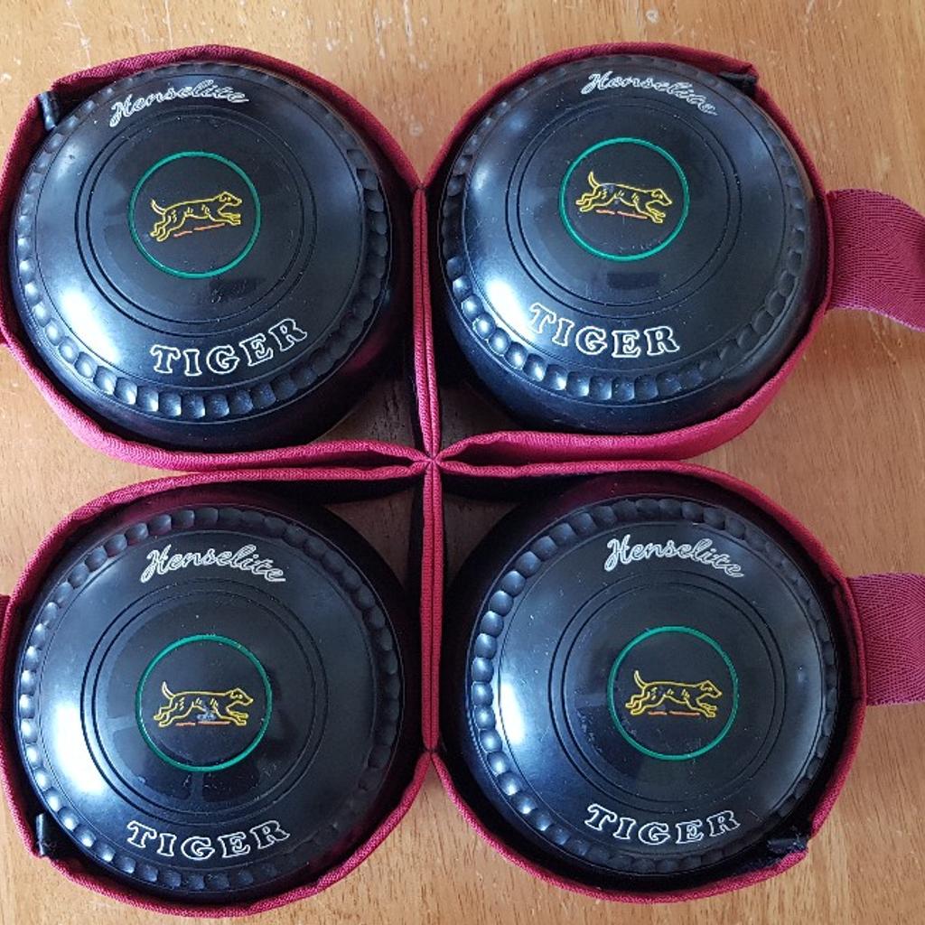 Henselite Tiger Lawn Bowls Set and carry case in Canterbury für £ 45,00 ...