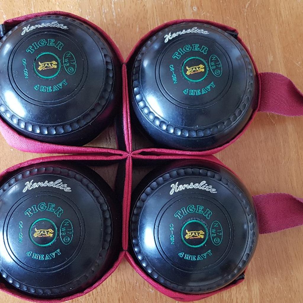 Henselite Tiger Lawn Bowls Set and carry case in Canterbury für 45,00 ...