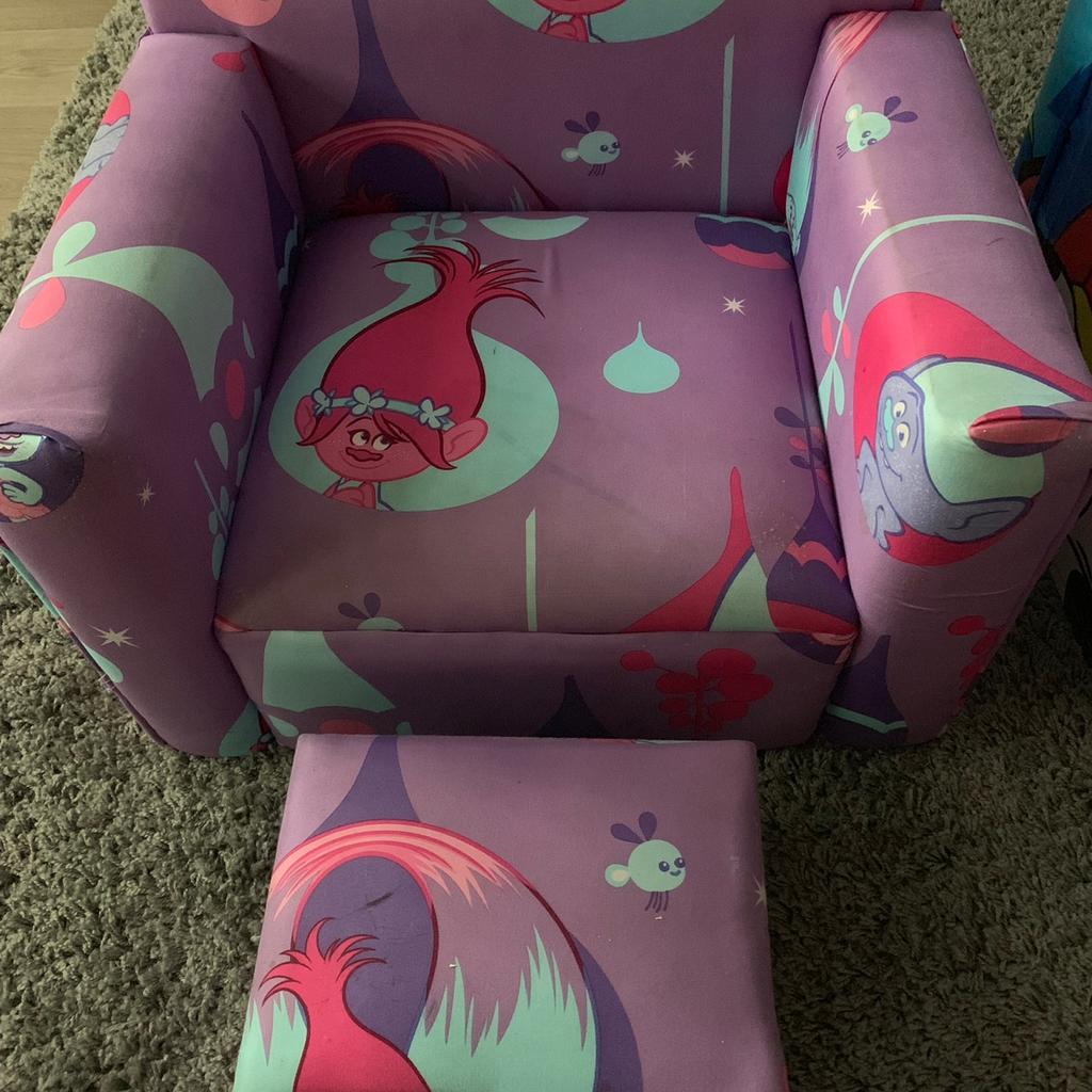 Trolls chair and stool in WS10 Walsall for £10.00 for sale | Shpock