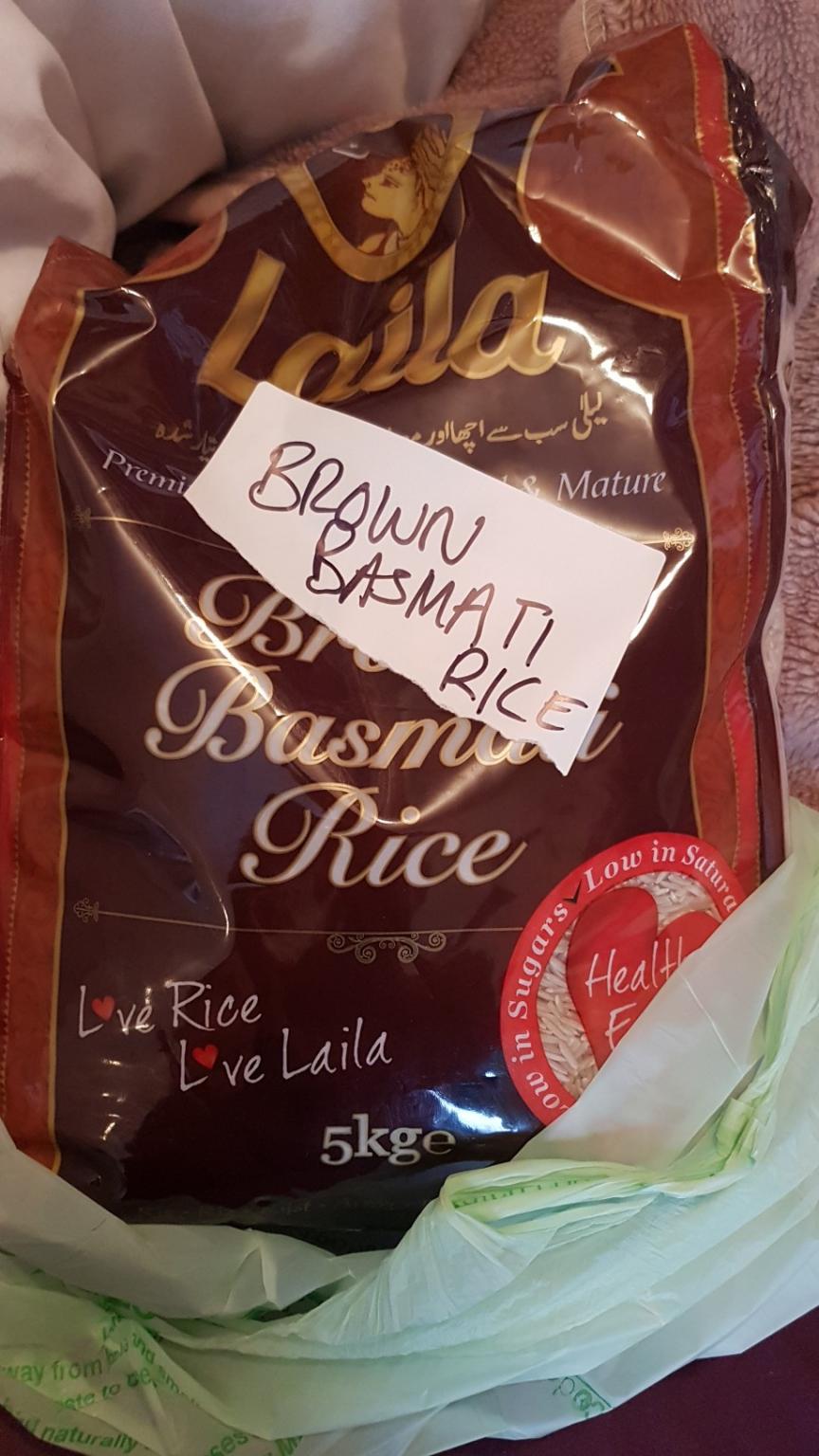 laila brown basmati rice 5kg in B43 Walsall for £4.00 for sale | Shpock