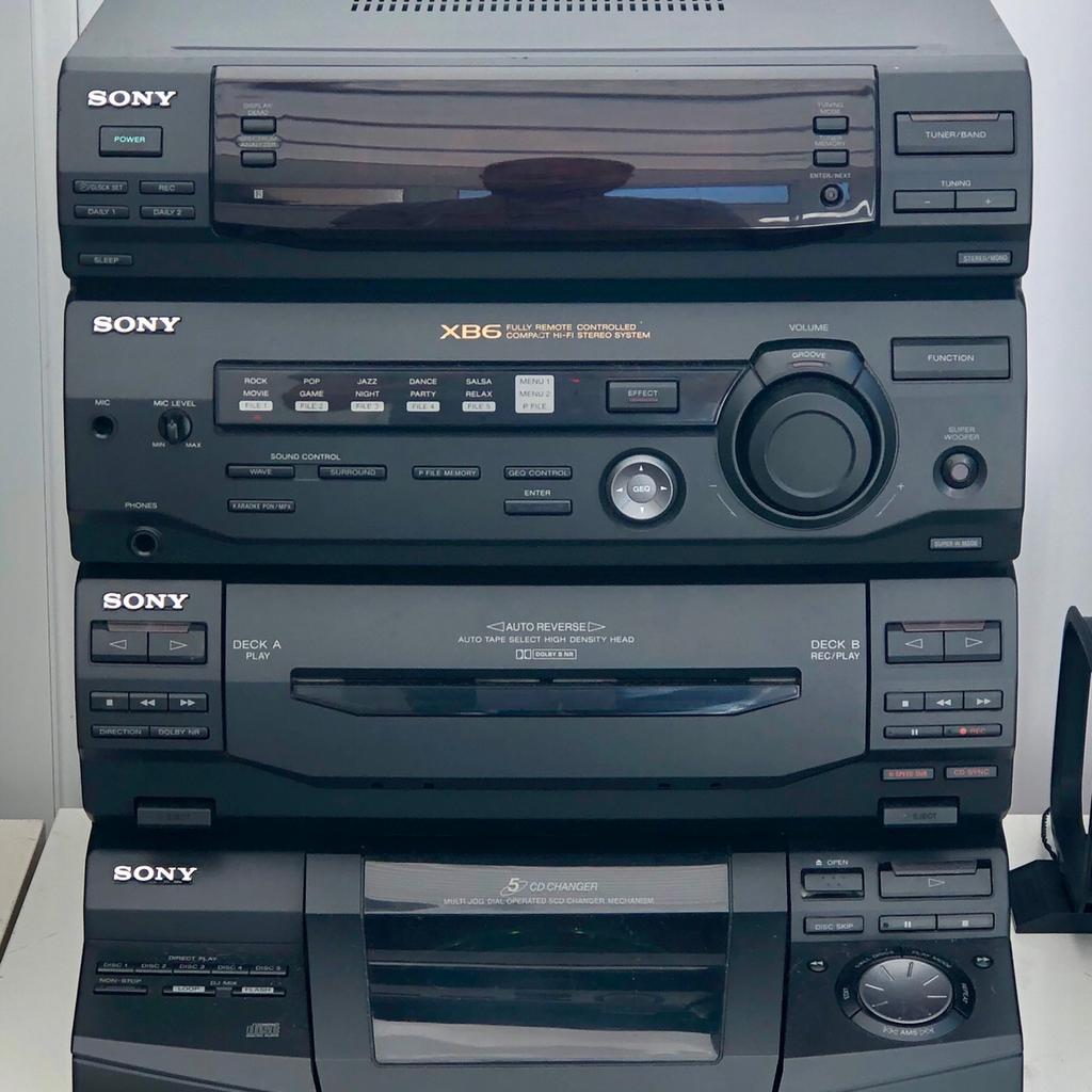 Sony LBT-XB6 HI Fi Stereo System CD Tape in SO45 Forest for £40.00 for ...