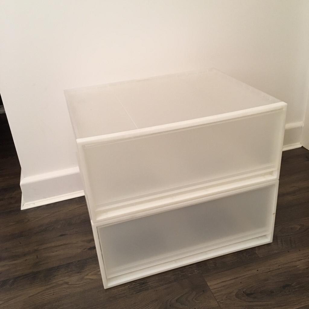 Muji drawers - Two large stackable containers in E3 London für £ 10,00 ...