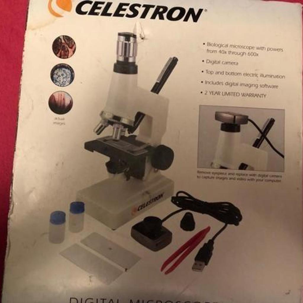 celestron digital microscope kit 44320 in WV6 Wolverhampton for £25.00 for sale | Shpock