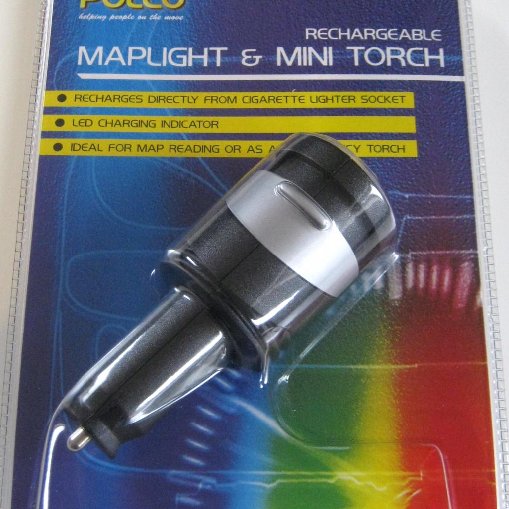 Map light-Torch 12v rechargeable Car Van etc in SK16 Tameside for £3.00 ...