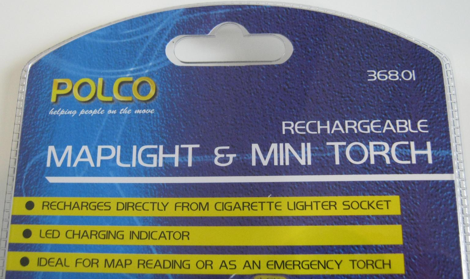 Map light-Torch 12v rechargeable Car Van etc in SK16 Tameside for £3.00 ...