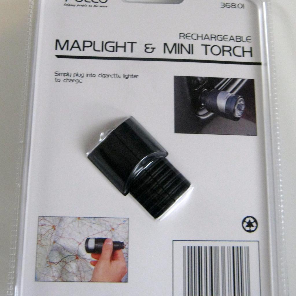 Map light-Torch 12v rechargeable Car Van etc in SK16 Tameside for £3.00 ...