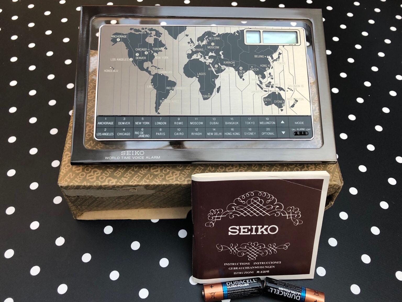 Seiko World Time Voice Alarm in Bracknell für 40,00 £ zum Verkauf ...