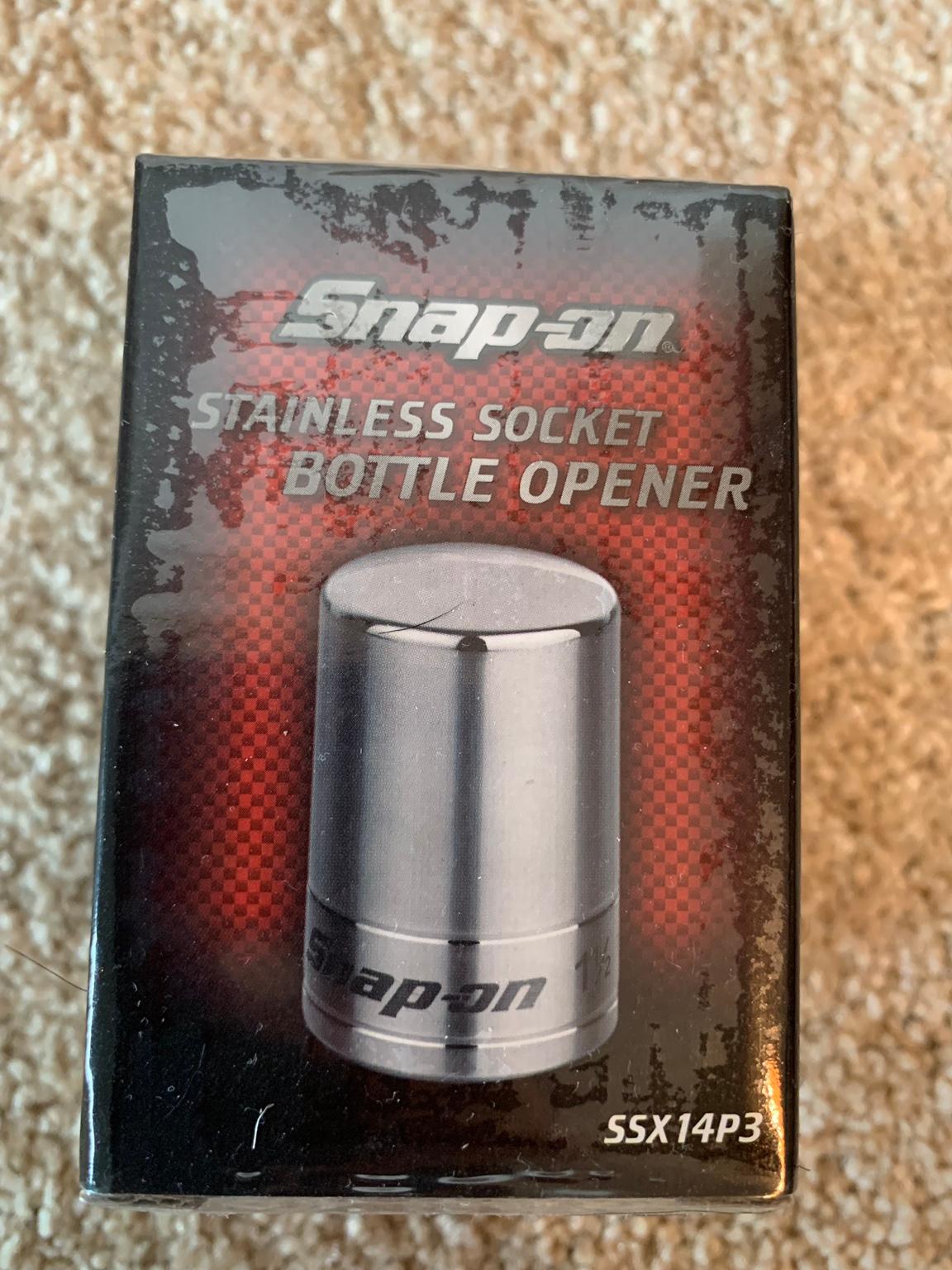 Snap On Tools stainless socket bottle opener in Lichfield für 12,00 ...